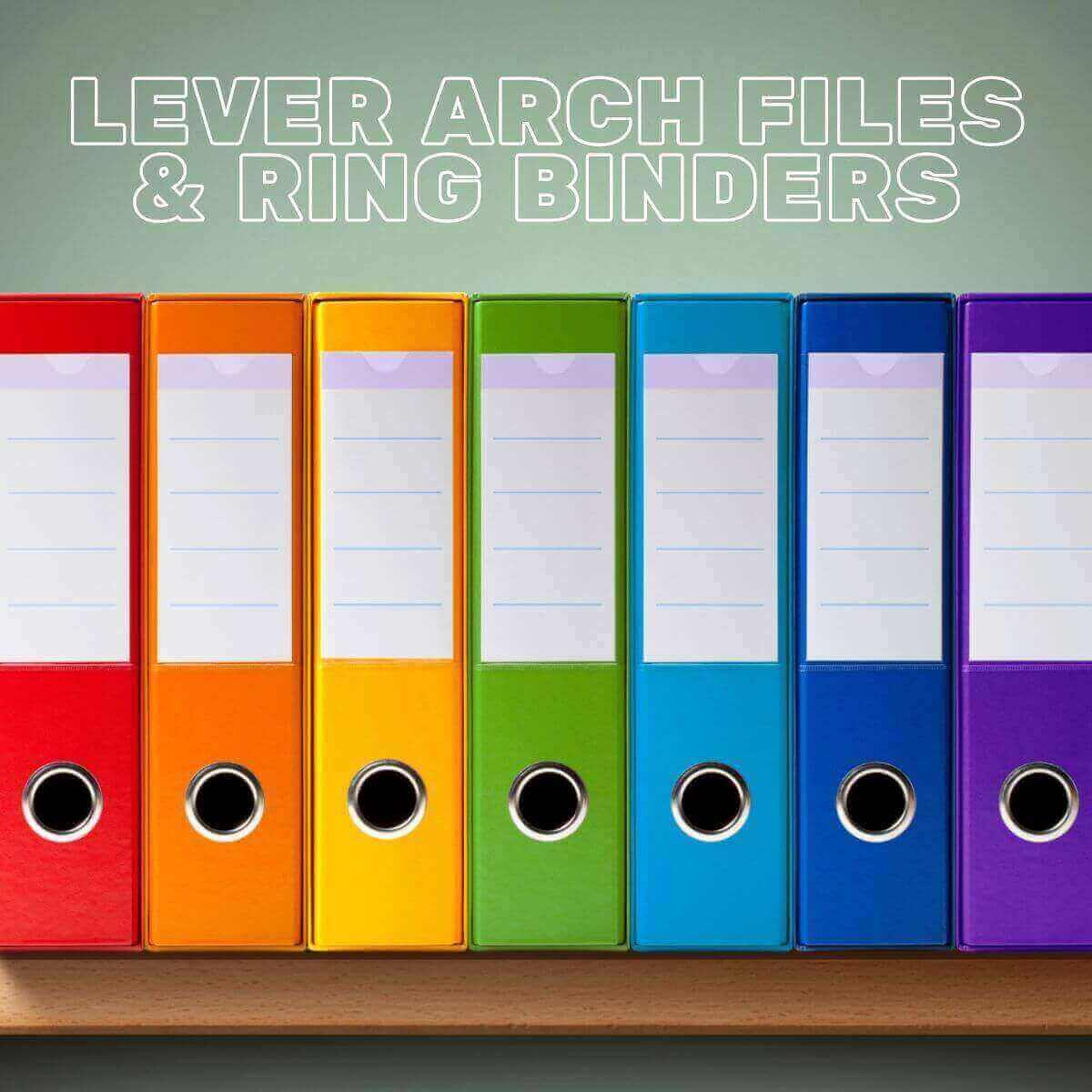 Lever Arch Files & Ring Binders – Paperly