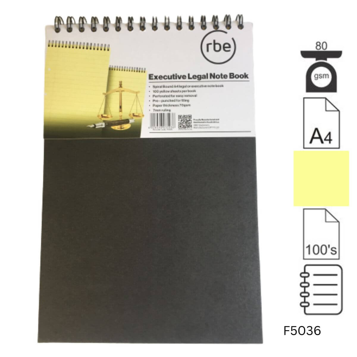 RBE A4 Legal Notebook | Lawyers & Legal Professionals – Paperly