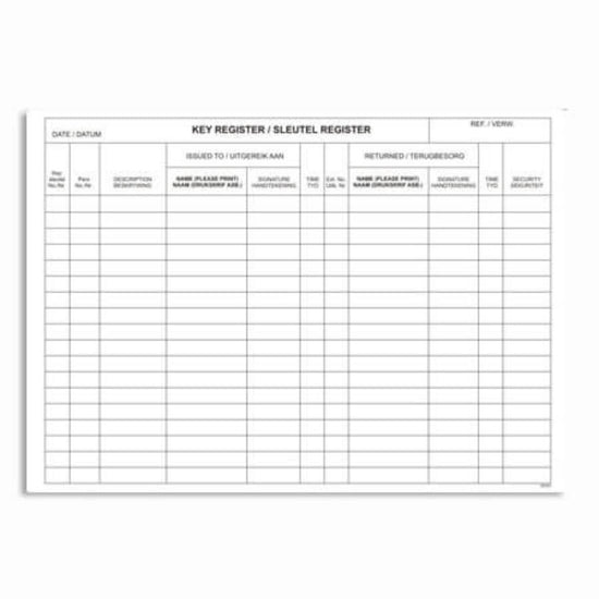 Key Register – Paperly