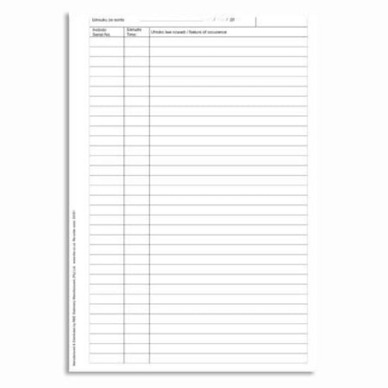 Security Occurrence Book - 200 / 300 Pages – Paperly